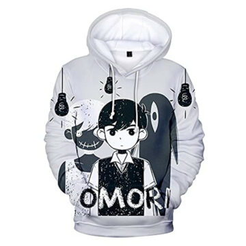 Omori Game Hoodie - Red - Omori Plush